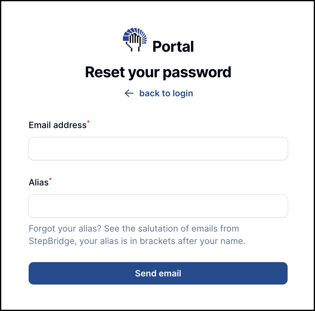 Set New Password – StepBridge